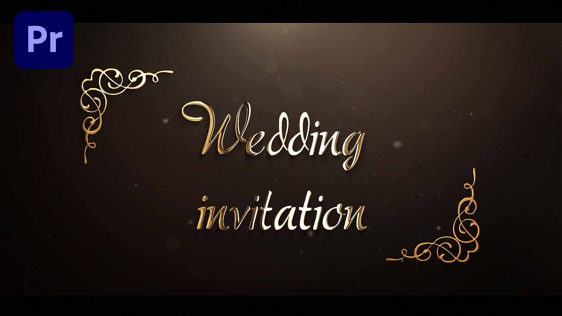 Free Wedding Invitation Video Templates Adobe Premiere Best Design Idea